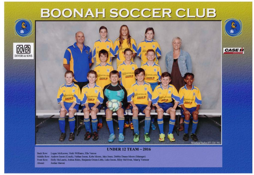 2016 Team Gallery – Boonah Soccer Club – Soccer & Futsal Inc.