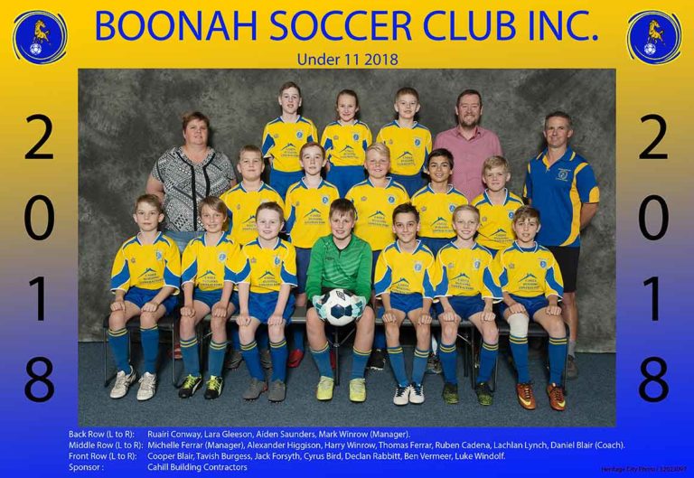 2018 Team Gallery – Boonah Soccer Club – Soccer & Futsal Inc.